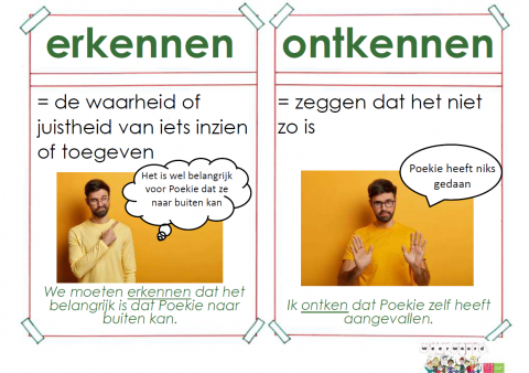 erkennen | Kentalis: Weerwoord